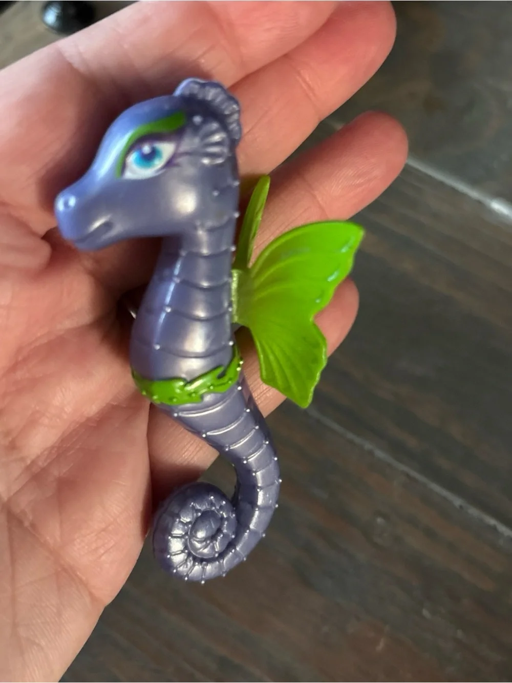 Barbie | Toys | Barbie Mermaid Seahorse Figure Purple Green Winged ...